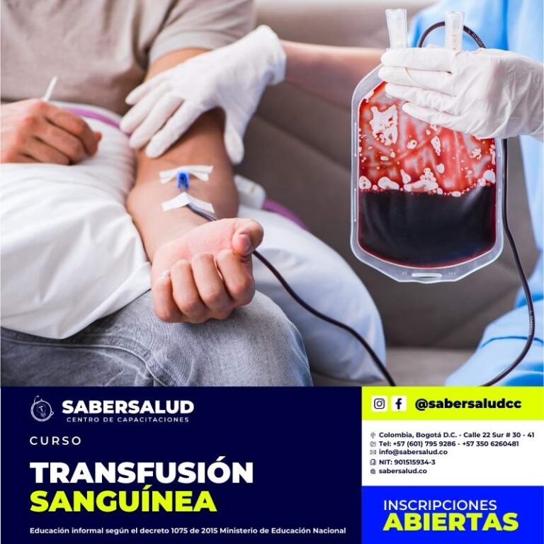 TRANSFUSIÓN SANGUÍNEA Y HEMODERIVADOS - SaberSalud